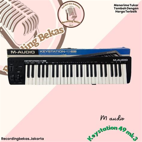 Jual Midicontroller M Audio Keystation 49 Key Mk3 Shopee Indonesia