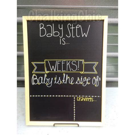 Personalized Pregnancy Chalkboard • Milestone Chalkboard • Pregnancy