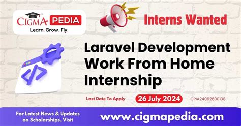 laravel development work from home internship by ui tech lab llp 2024