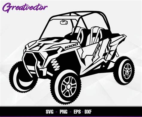 Rzr Xp 1000 Eps Svg Png Dxf Vector Art Etsy Vector Art Rzr Svg