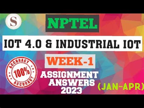 Introduction To Industry 4 0 And Industrial Internet Of Things NPTEL