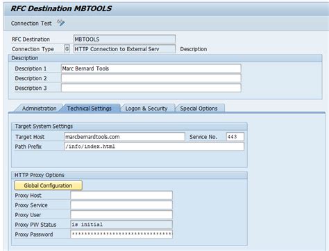 configuration marc bernard tools