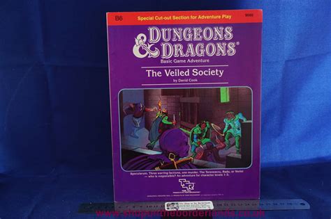 The Veiled Society B6 Softback Adventure For BECMI D D The Shop On
