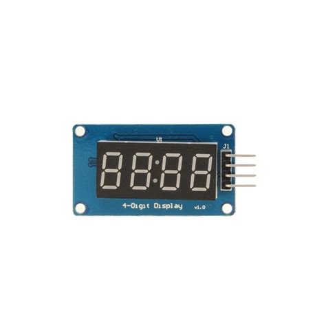 LED Display With Clock TM1637 4 Bits Red