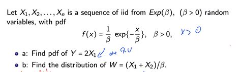 solved let x1 x2 … xn is a sequence of iid from exp β β 0