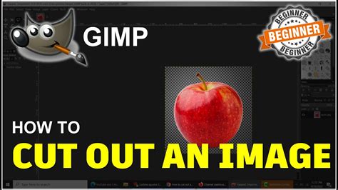 Gimp How To Cut Out An Image Tutorial YouTube