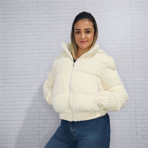 Jaqueta Puffer Cotele CapuzVanessa Modas e Acessórios