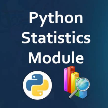 Le Module Python Statictics Tr S Facile