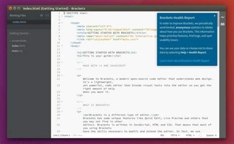 El Editor De De C Digo Brackets Anuncia Su Nueva Versi N