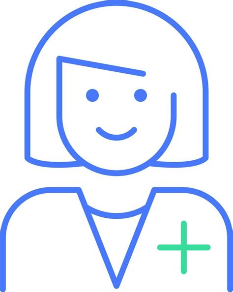 Women Doctor Line Icon 23367472 Vector Art At Vecteezy