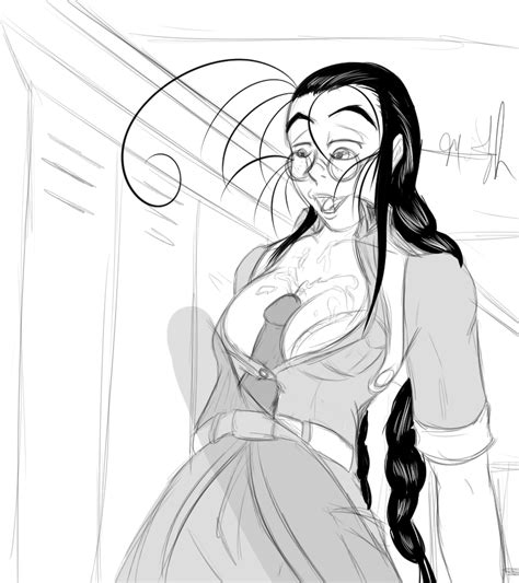 Rule 34 1boy 1girls Bluefoxlover Boobjob Dark Hair Fangs Female