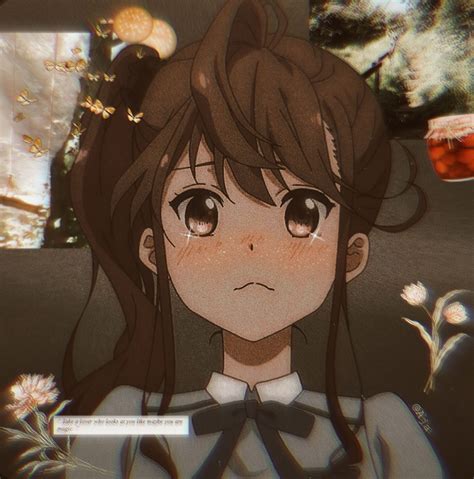 Aesthetic Anime Girl Pfp With Hoodie