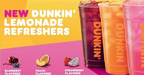 Dunkin Donuts Launches Lemonade Refreshers In Time For The Summer