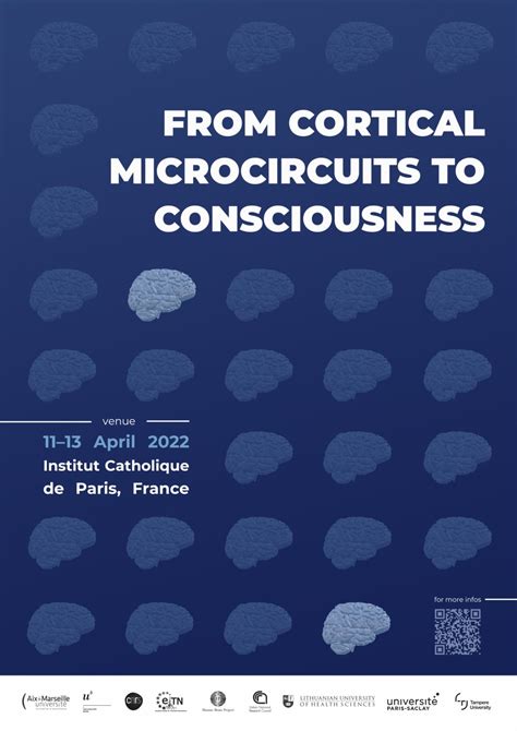 Symposium From Cortical Microcircuits To Consciousness Corticon Université Paris Saclay