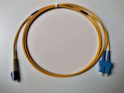 LC SC Duplex Singlemode Fiber Patch Cord Belram