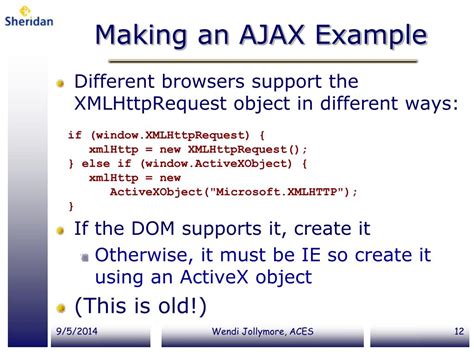 PPT AJAX PowerPoint Presentation Free Download ID