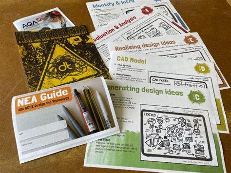 GCSE D T Design Technology NEA Guide AQA Teaching Resources
