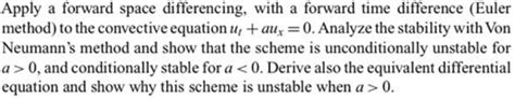 Apply A Forward Space Differencing With A Forward