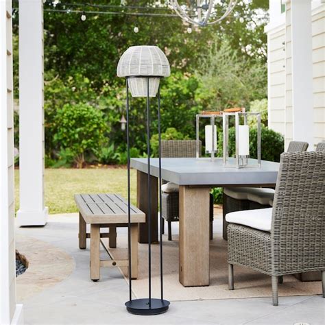 Wicker Floor Lamp Etsy