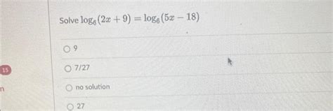 solved solve log8 3x 7 log8 2x−5 −12 12 no solution