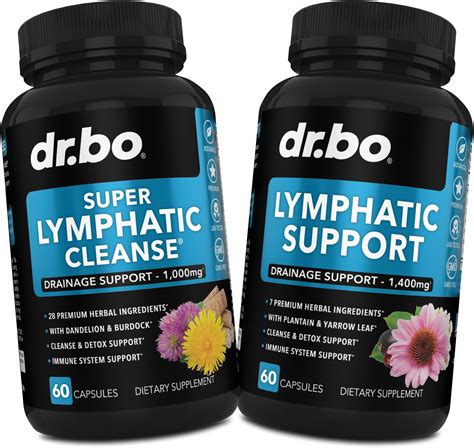 Lymphatic Drainage Supplements Pills Lymphatic Support