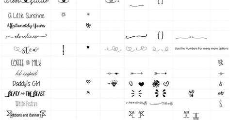 Some Type Of Font And Numbers That Can Be Used To Make Tattoos Or Other Designs
