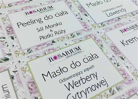 Etykiety Na Kosmetyki Samoprzylepne Naklejki Kosmetyczne Akebi Drukarnia Naklejek