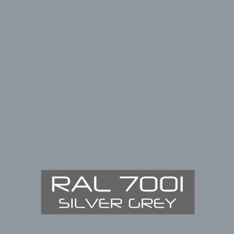 RAL 7001 Paint