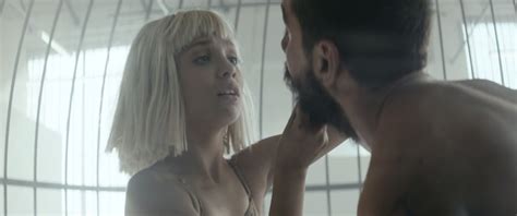 Here It Is Maddie Ziegler And Shia Labeouf Playing With Sias Elastic