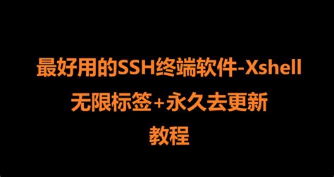 【原创】xshell无限标签和永久去更新教程 知乎