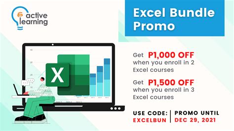 Excel Bundle Promo 2021 Activelearning