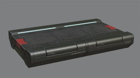 공상 과학 플랫폼 모듈 Pbr 3d 모델 49 3ds Fbx Obj Max Free3d