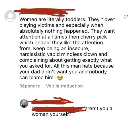 Oh Yeah The Commenter Is A Woman Btw The Post Was About A Woman