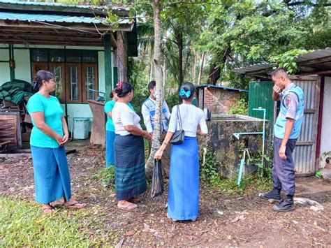 သွေးလွန်တုပ်ကွေးရောဂါကြိုတင်ကာကွယ်ရေး အတွက်အဘိတ်ဆေးခတ်ခြင်းနှင့်ခြင်ဆေးဖြန်းခြင်းဆောင်ရွက