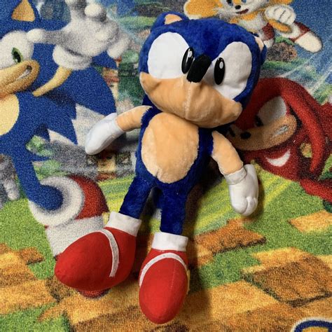 Mavin Sonic The Hedgehog Sonic Plush Toy Ko Bootleg Very Rare 14