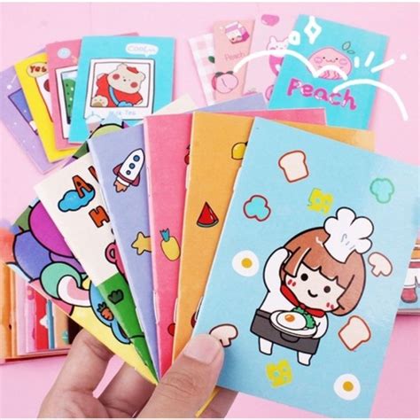 Korean Stationery Totoro Mini Notebook Cartoon Cute Little Book T