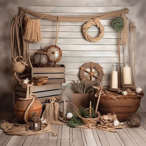 Premium Ai Image Vintage Props And Decor Background