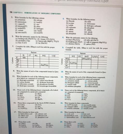 Solved Paired Exercises 1 Write The Formula Of The Compound Chegg Com