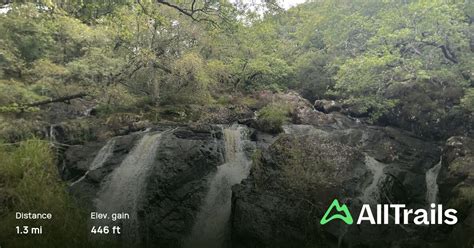 Rhaeadr Ddu Black Falls Circular Gwynedd Wales 80 Reviews Map