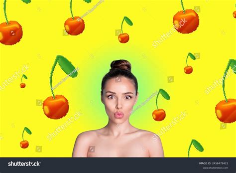 Composite Photo Collage Beautiful Naked Girl Stock Photo Shutterstock
