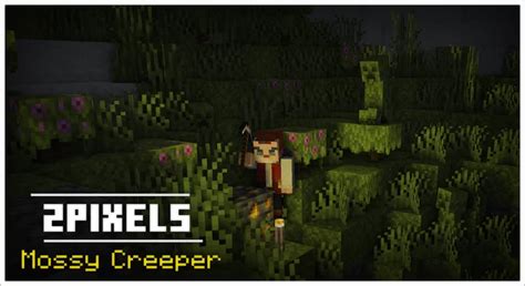 Mossy Creeper 2pixels Minecraft Texture Pack