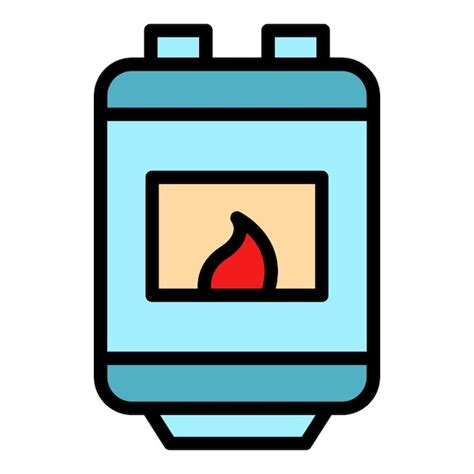 Premium Vector Warm Gas Boiler Icon Outline Vector Electric System