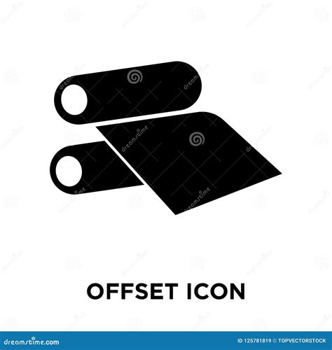 Offset Icon Vector Isolated On White Background Logo Concept Of