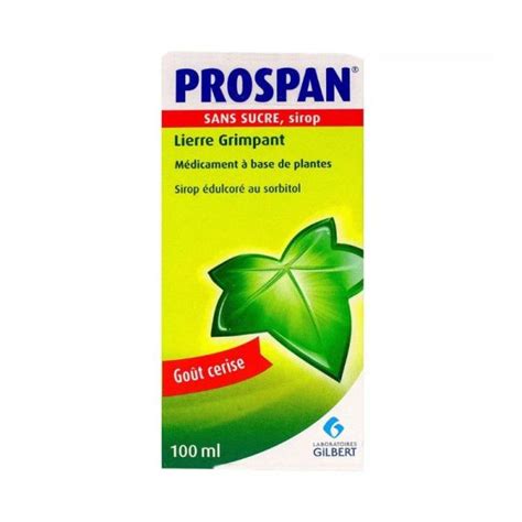 Gilbert Prospan Sirop Sans Sucre 100ml