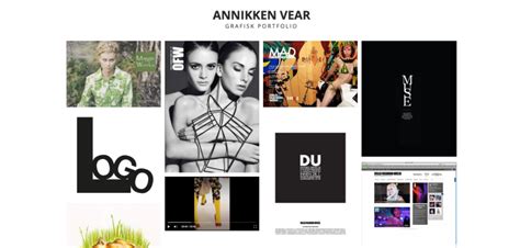 Portfolio Annikken Vear Grafisk Designer Adéle Piene Forsland