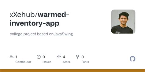 Github Xxehub Warmed Inventory App College Project Based On Javaswing