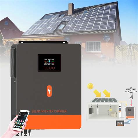 Inversor Híbrido Solar 82kw102kw 48v Desligadoligado à Rede