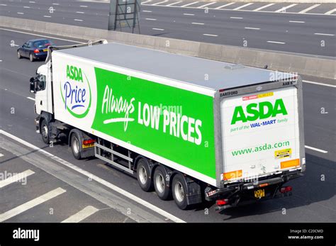 Asda Supermarket Supply Chain Grocery Hgv Delivery Lorry Truck