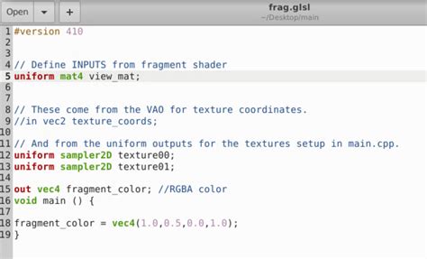 Solved Texturing And Shading In Opengl Make Changes In Chegg