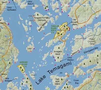Temagami Adventure Planning Map — Friends Of Temagami